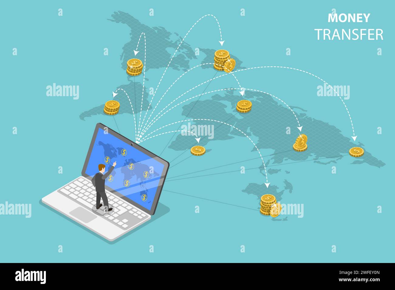 Card paying abroad Stock Vector Images - Alamy