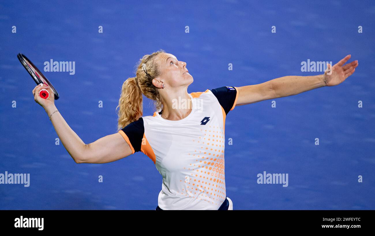 Katerina siniakova cze vs garbine muguruza esp hi-res stock photography ...