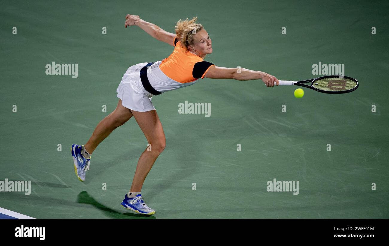 Katerina siniakova cze vs garbine muguruza esp hi-res stock photography ...