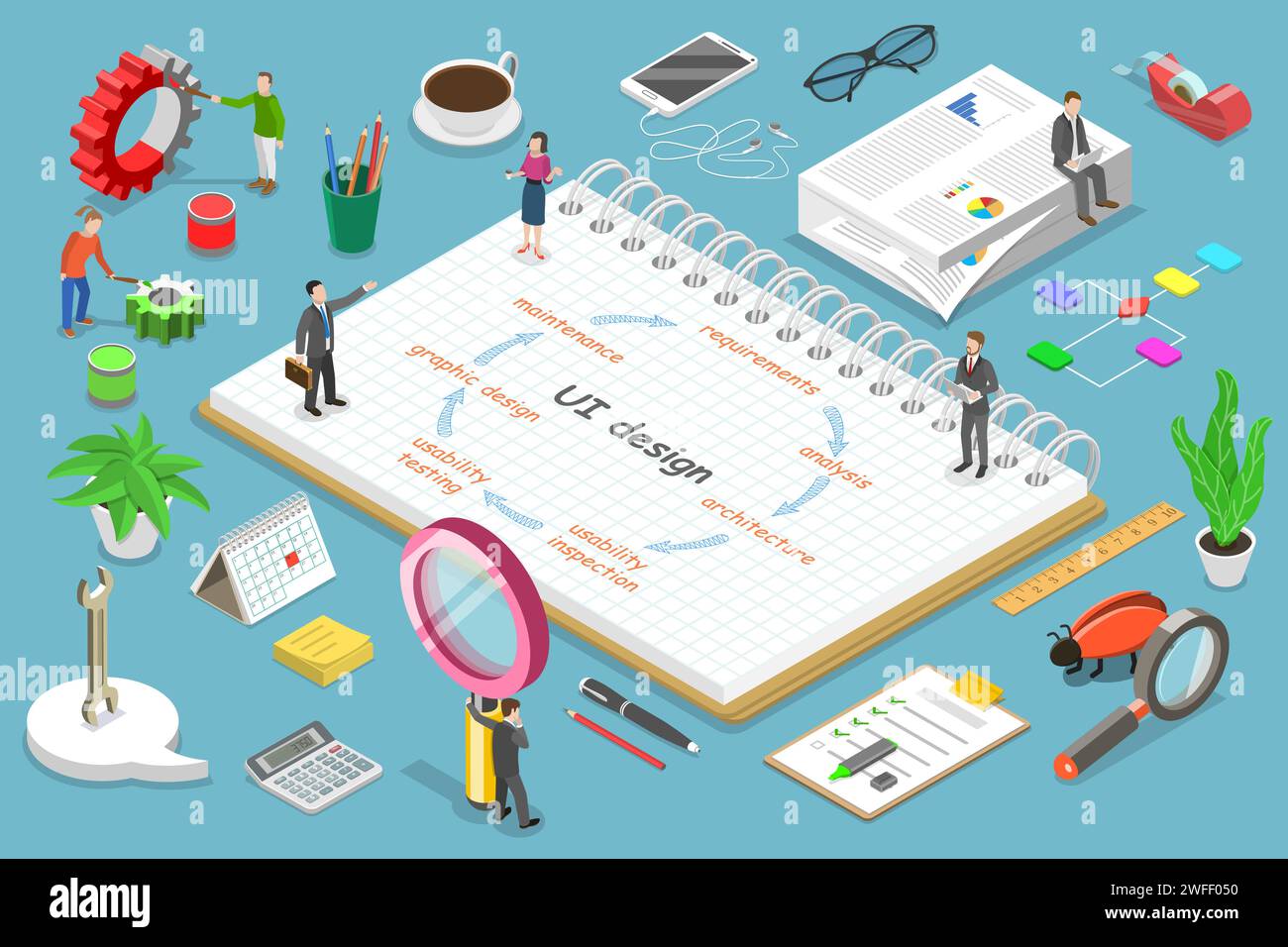 Gui designer Stock Vector Images - Alamy