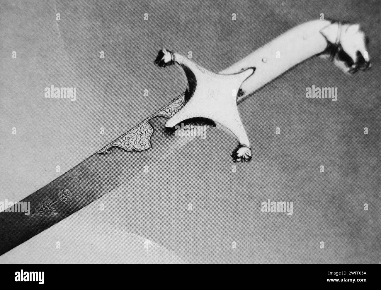 The personal sword of Nana Saheb Peshwa II (1824 – 1859), an Indian ...