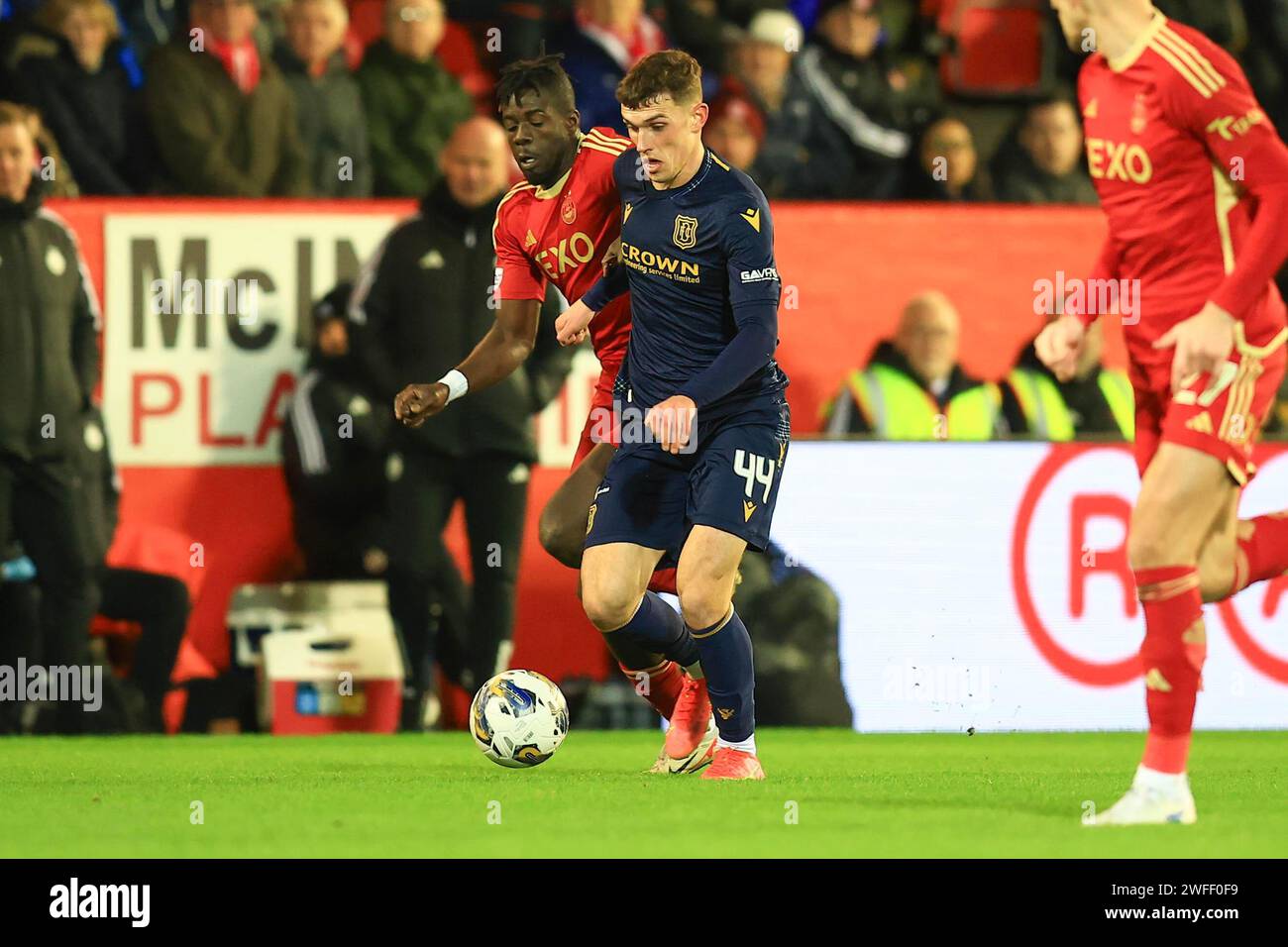 Pittodrie Stadium, Aberdeen, UK. 30th Jan, 2024. Scottish Premiership ...