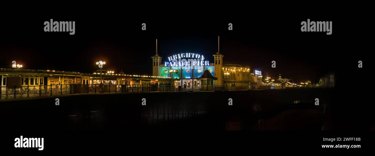 Views around Brighton at sunset Stock Photo - Alamy
