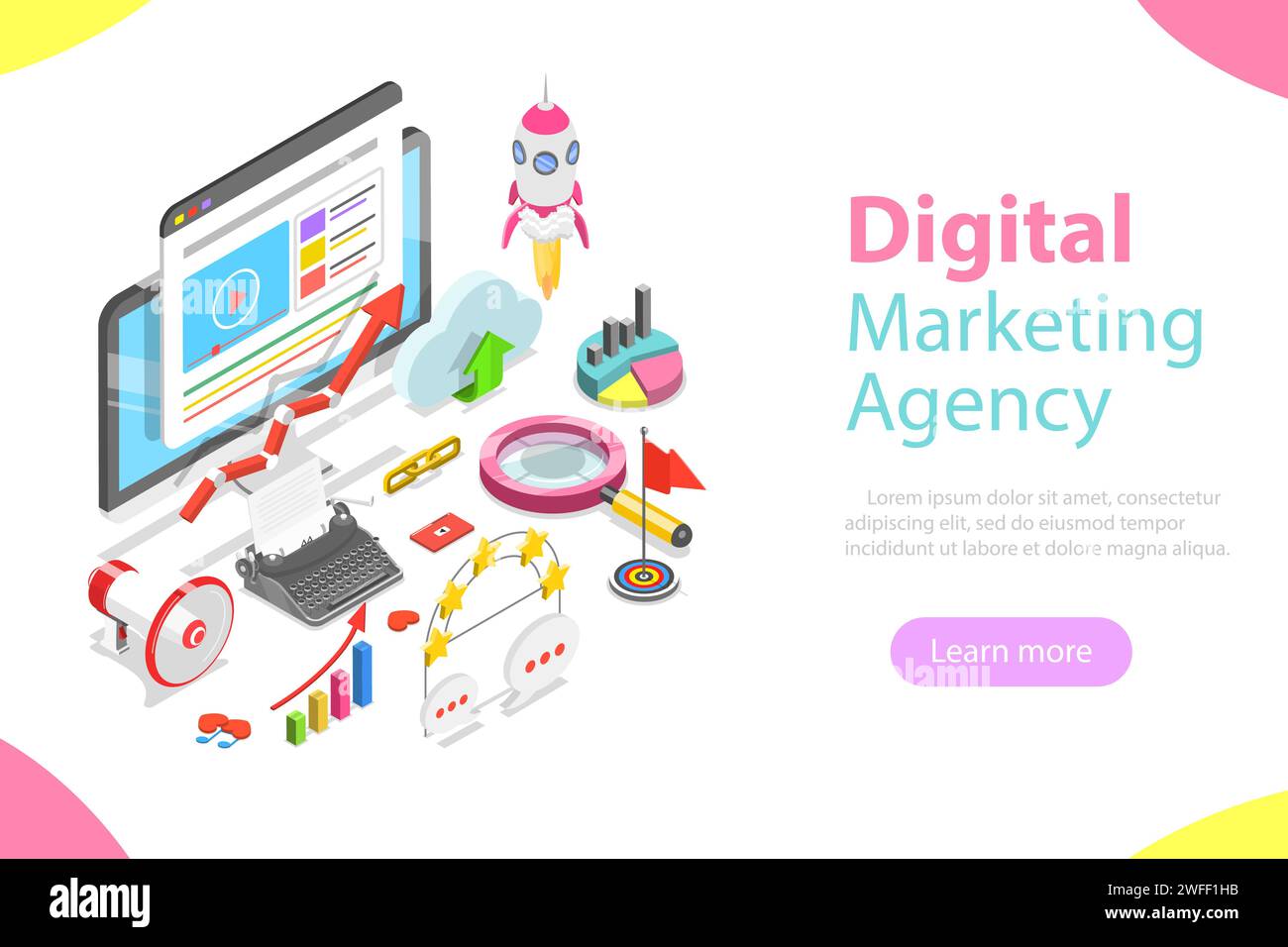 Influencer agency Stock Vector Images - Alamy