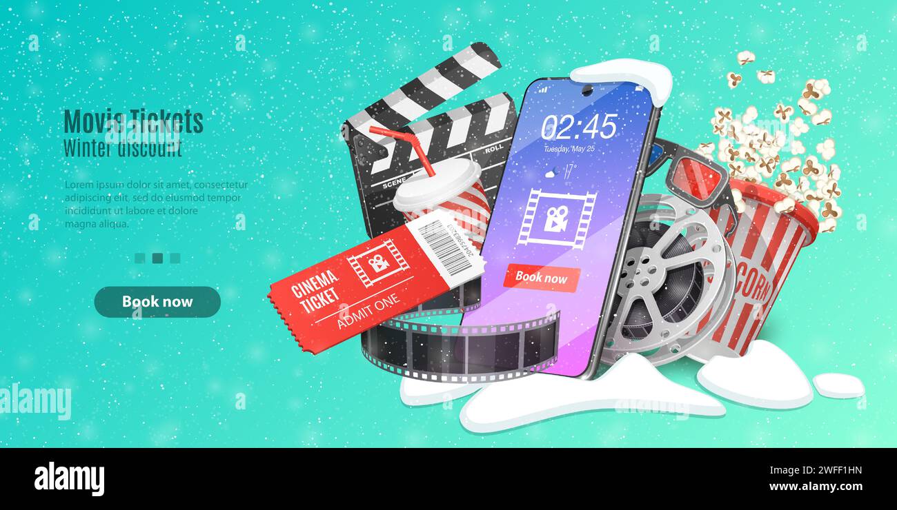 Movie tickets online hi-res stock photography and images - Alamy