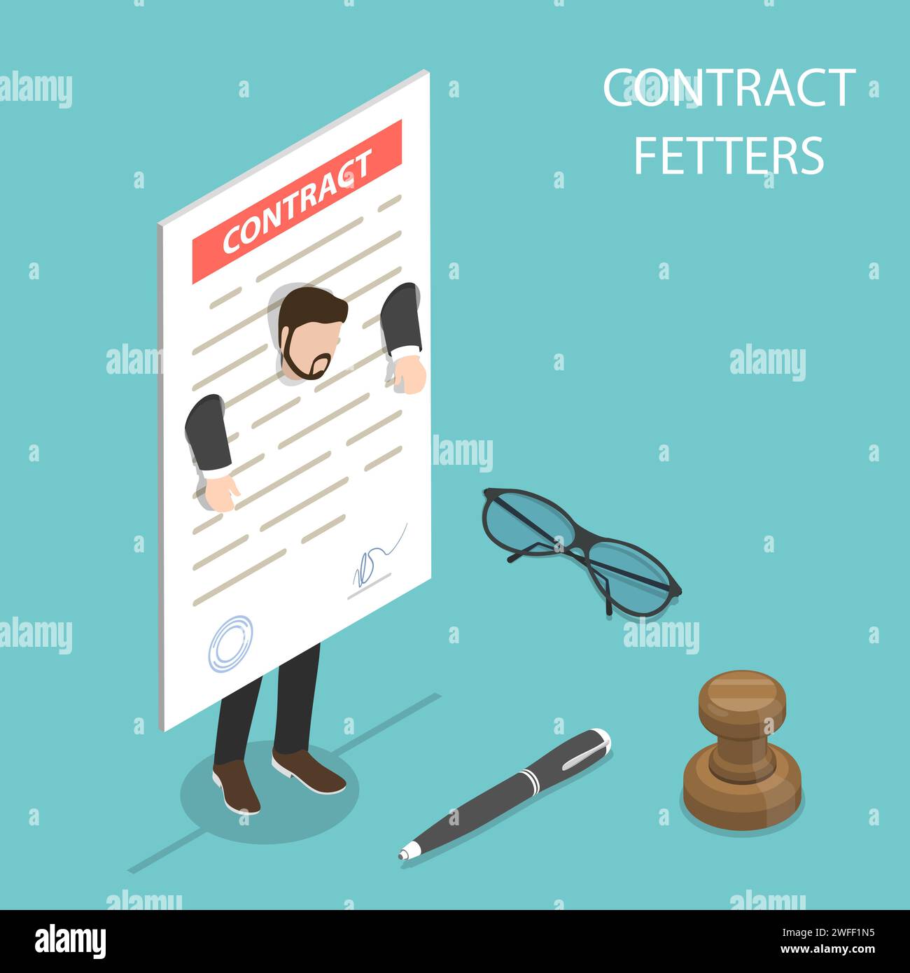 Heavy contract Stock Vector Images - Alamy
