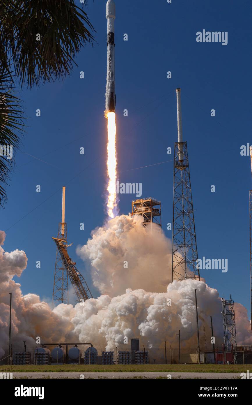 Remote camera action of liftoff SpaceX Falcon 9 for NG-20 to the ISS ...
