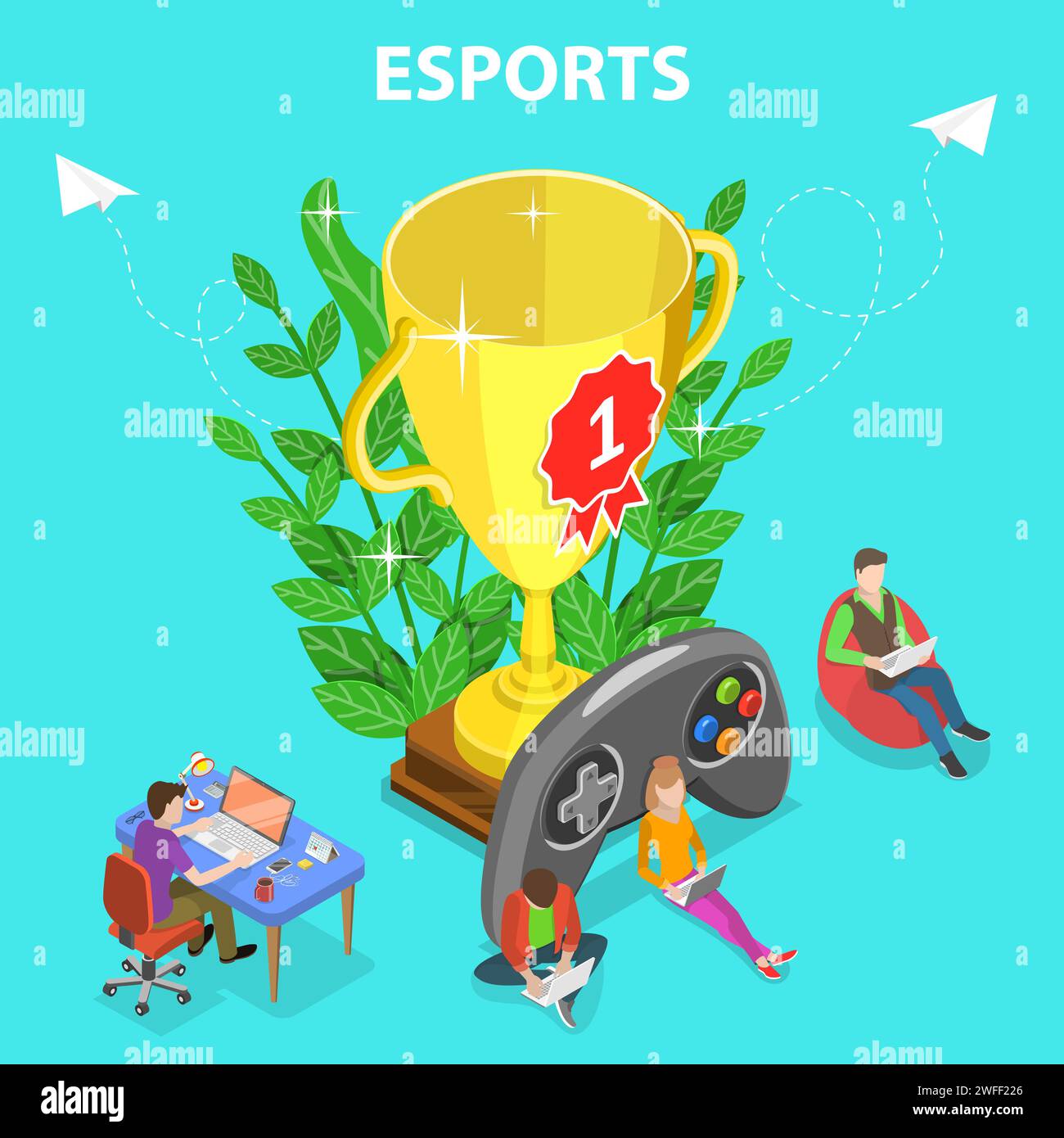 Cyber sport vector vectors hi-res stock photography and images - Alamy