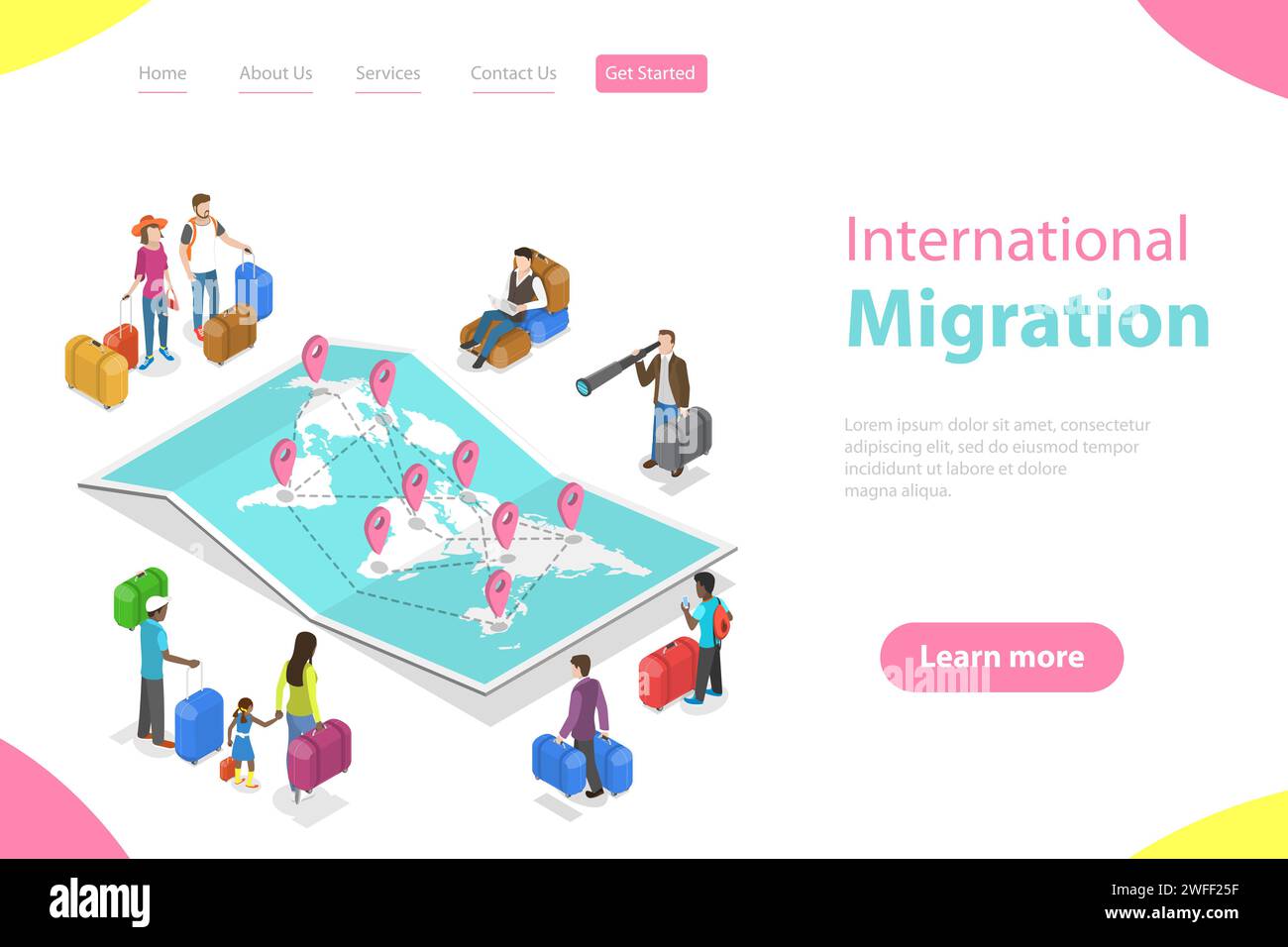 Landing visa Stock Vector Images - Alamy