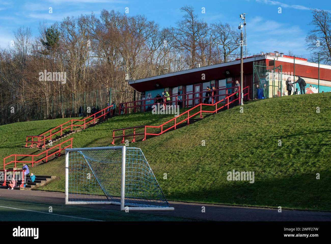 Glasgow, Scotland, UK. March 5th, 2023: Two amateur men's team playing ...