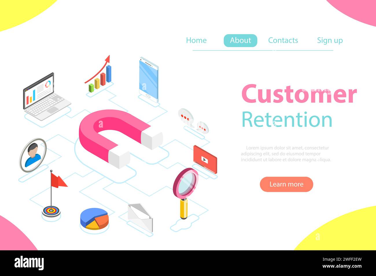 Retention plan Stock Vector Images - Alamy