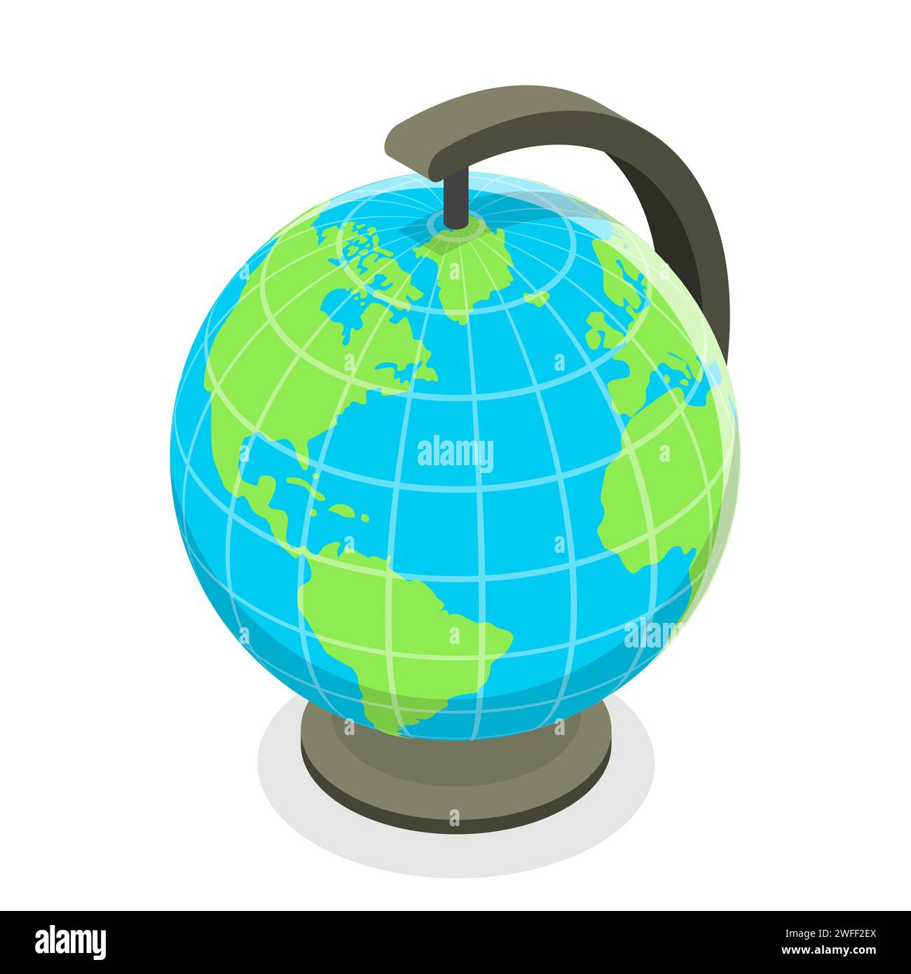 Global travel icon isometric Cut Out Stock Images & Pictures - Alamy