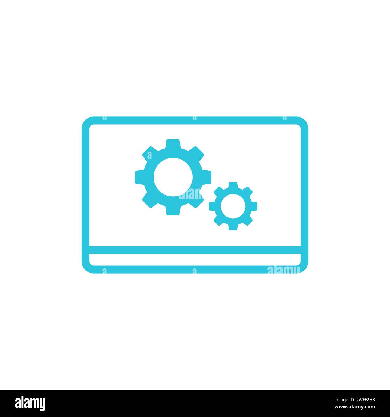 Website Maintenance icon. From blue icon set Stock Vector Image & Art ...