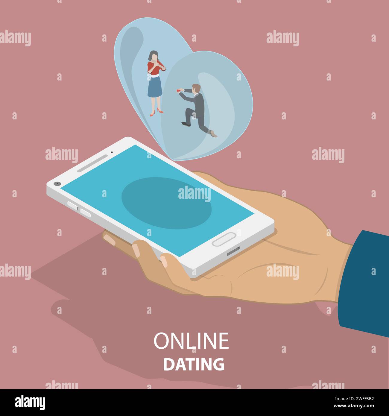 Dating app Stock Vector Images - Alamy