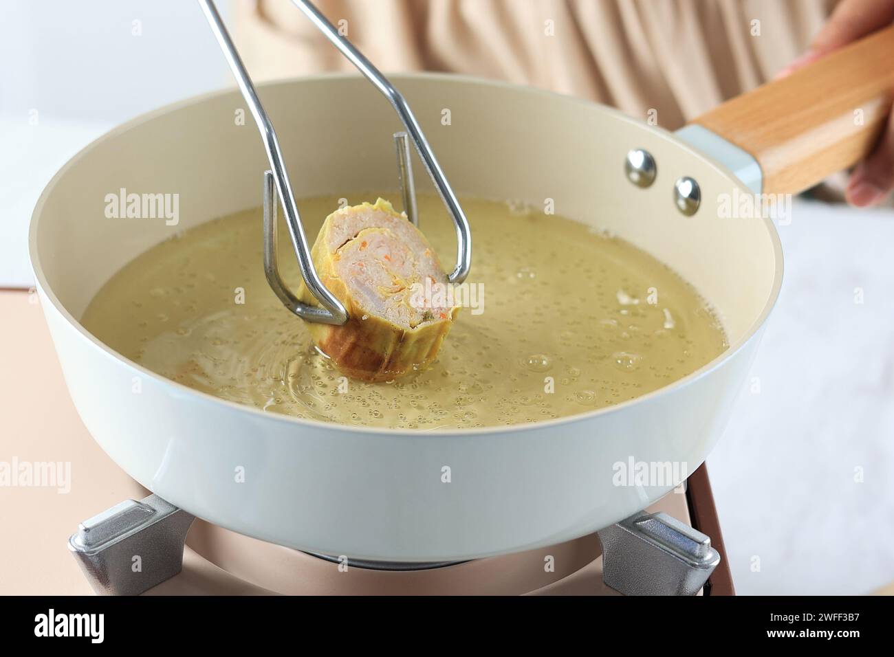 Asian hand stack thai hi-res stock photography and images - Alamy