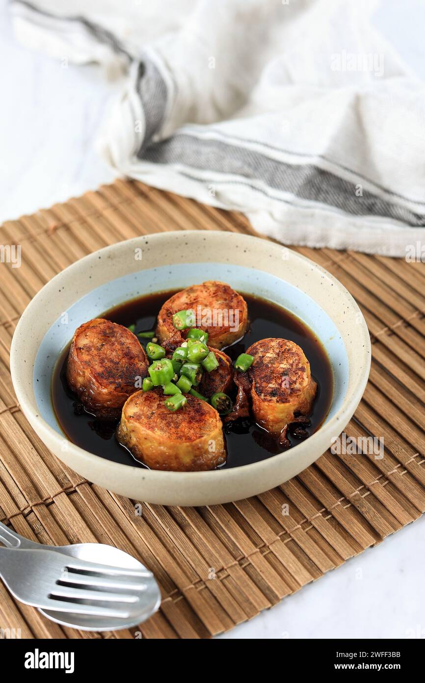 Chicken Go Hyong or Ngo Hyong, Chinese Food Made from Minced Chicken ...