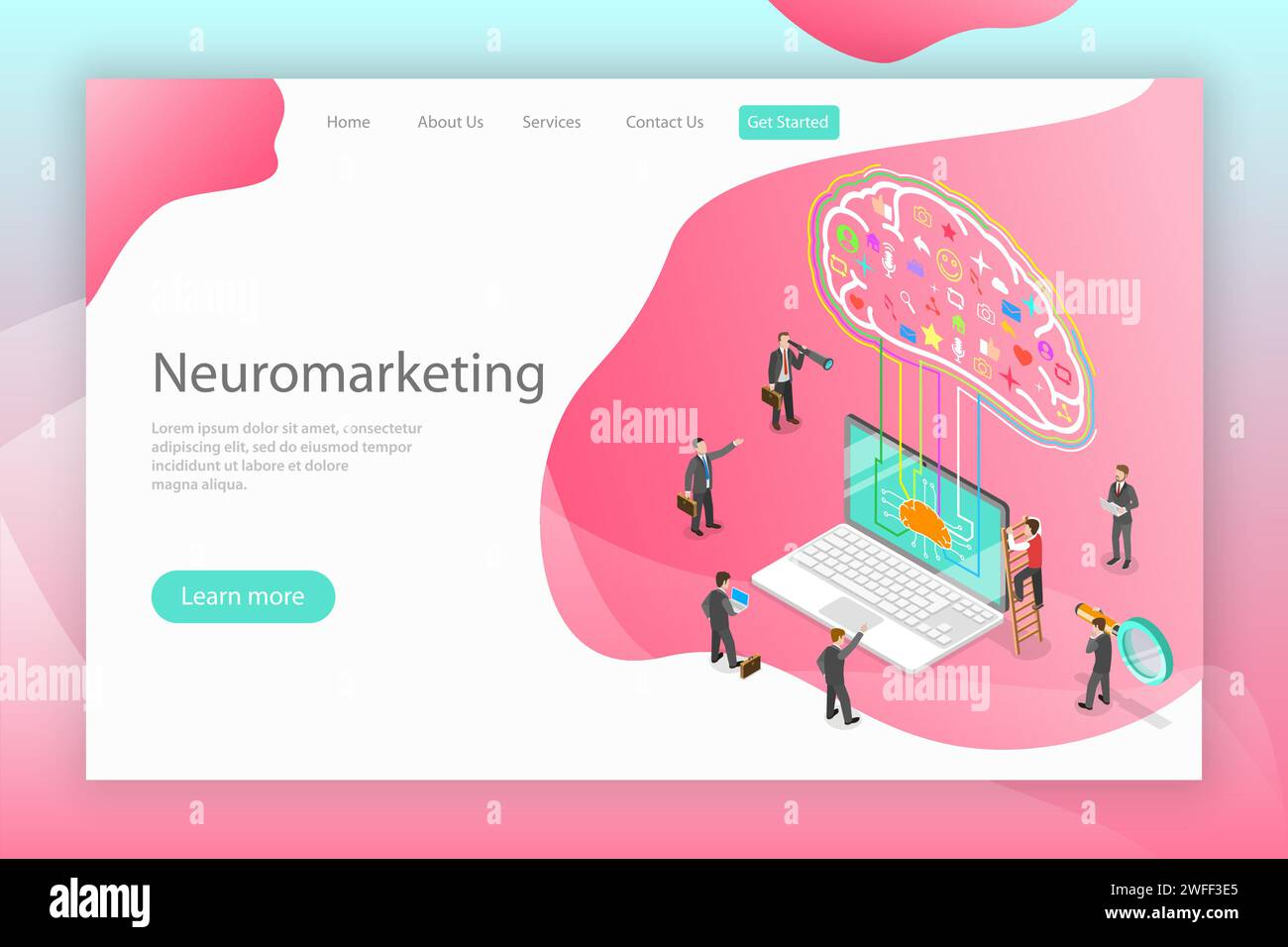 Neuro vector vectors Stock Vector Images - Alamy