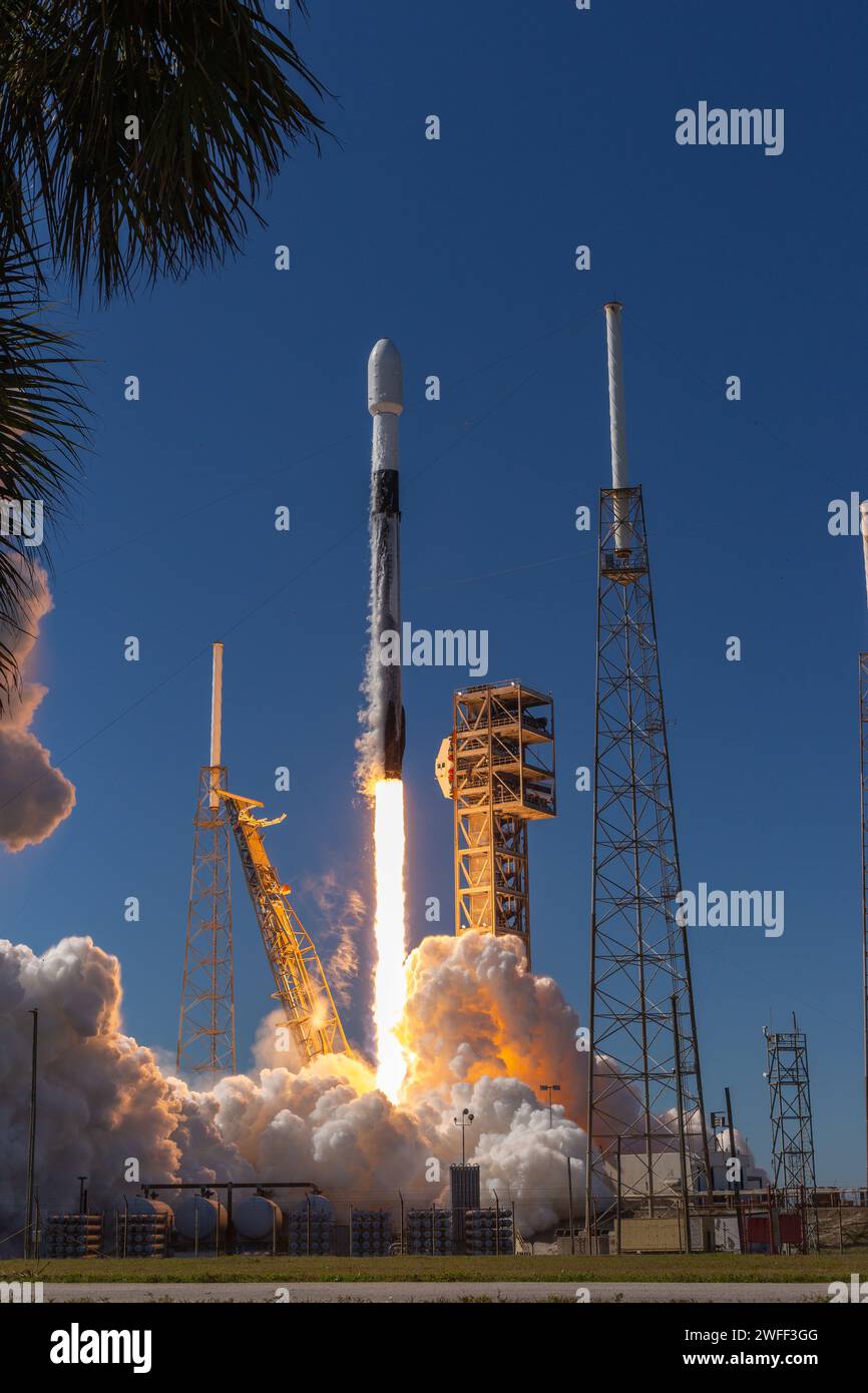 Remote camera action of liftoff SpaceX Falcon 9 for NG-20 to the ISS ...