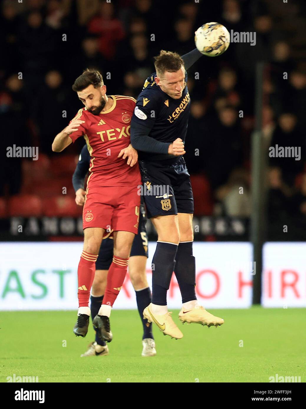 Pittodrie Stadium, Aberdeen, UK. 30th Jan, 2024. Scottish Premiership Football, Aberdeen versus ...