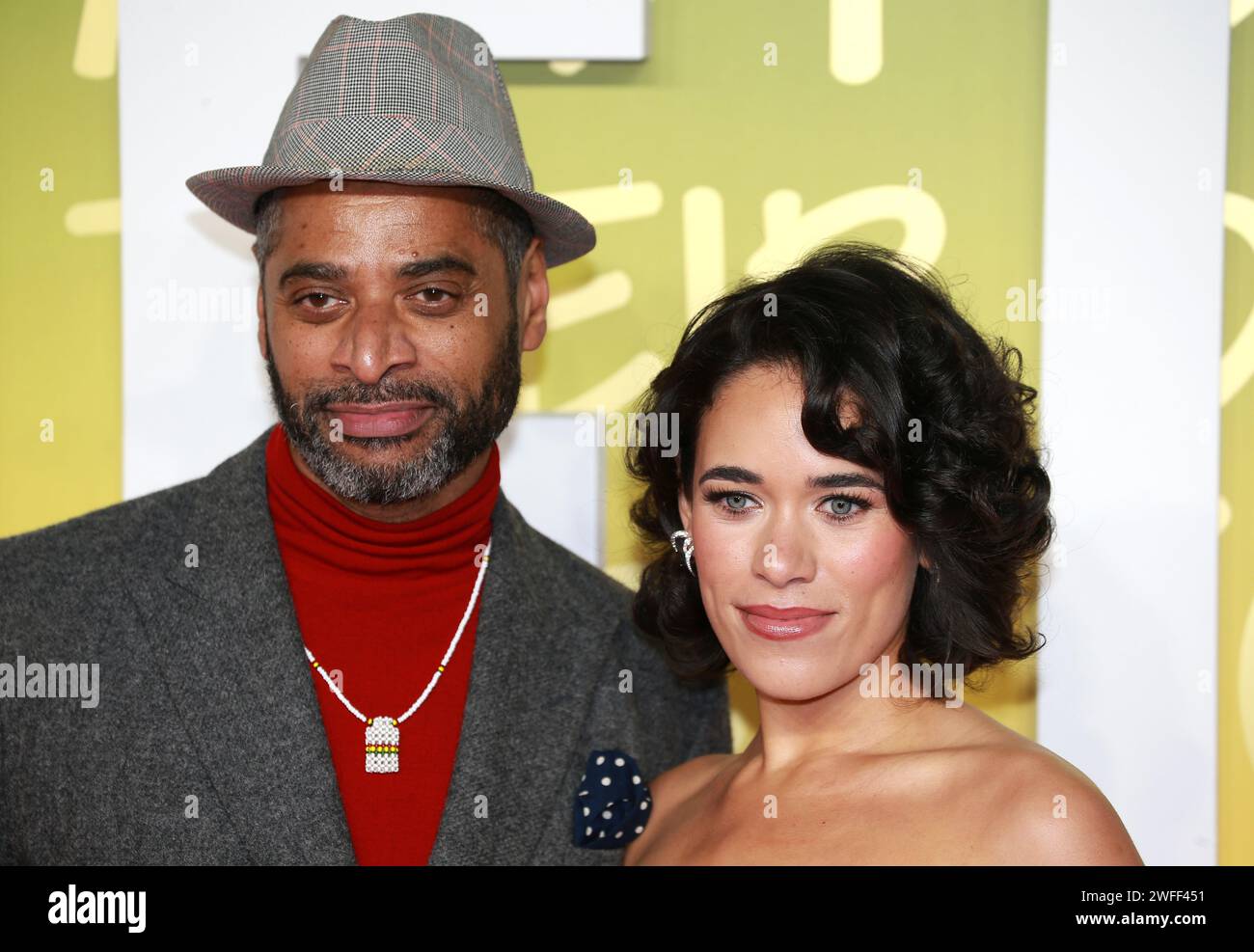 Karl Collins and Umi Myers attend the UK Premiere of "Bob Marley: One ...