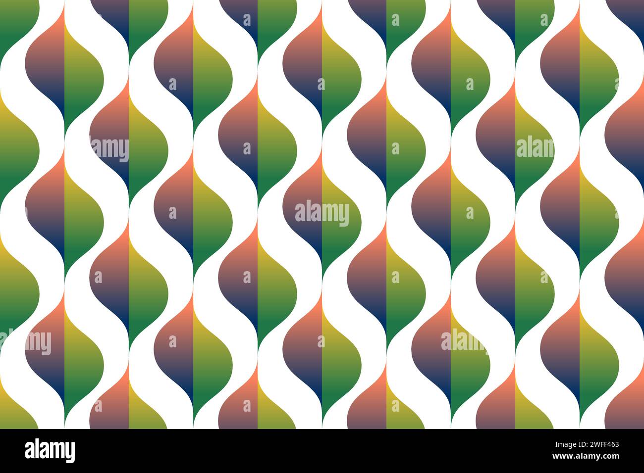 floral gradient seamless pattern, colorful background design. Vector ...
