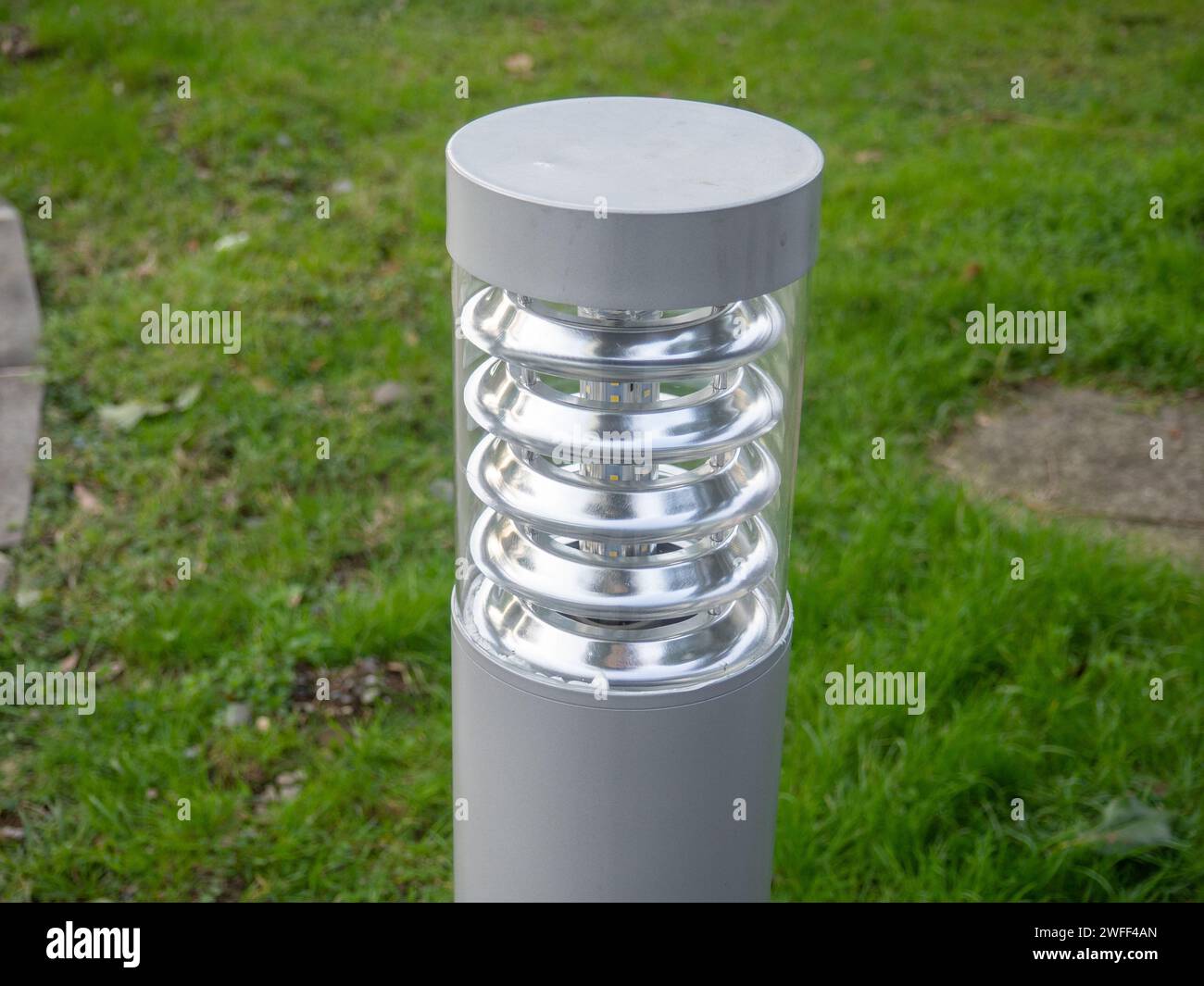 Lamp post night row hi-res stock photography and images - Alamy