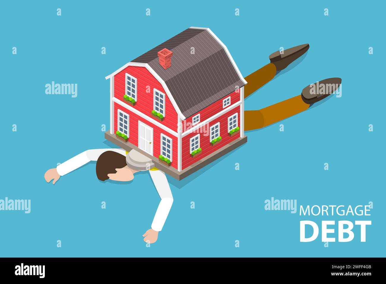 Debt carry Stock Vector Images - Alamy