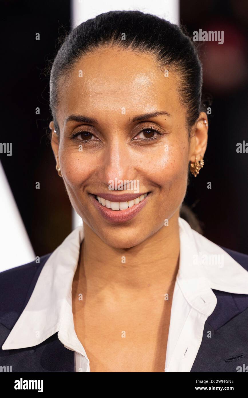 Chioma Nnadi poses for photographers upon arrival at the premiere of ...
