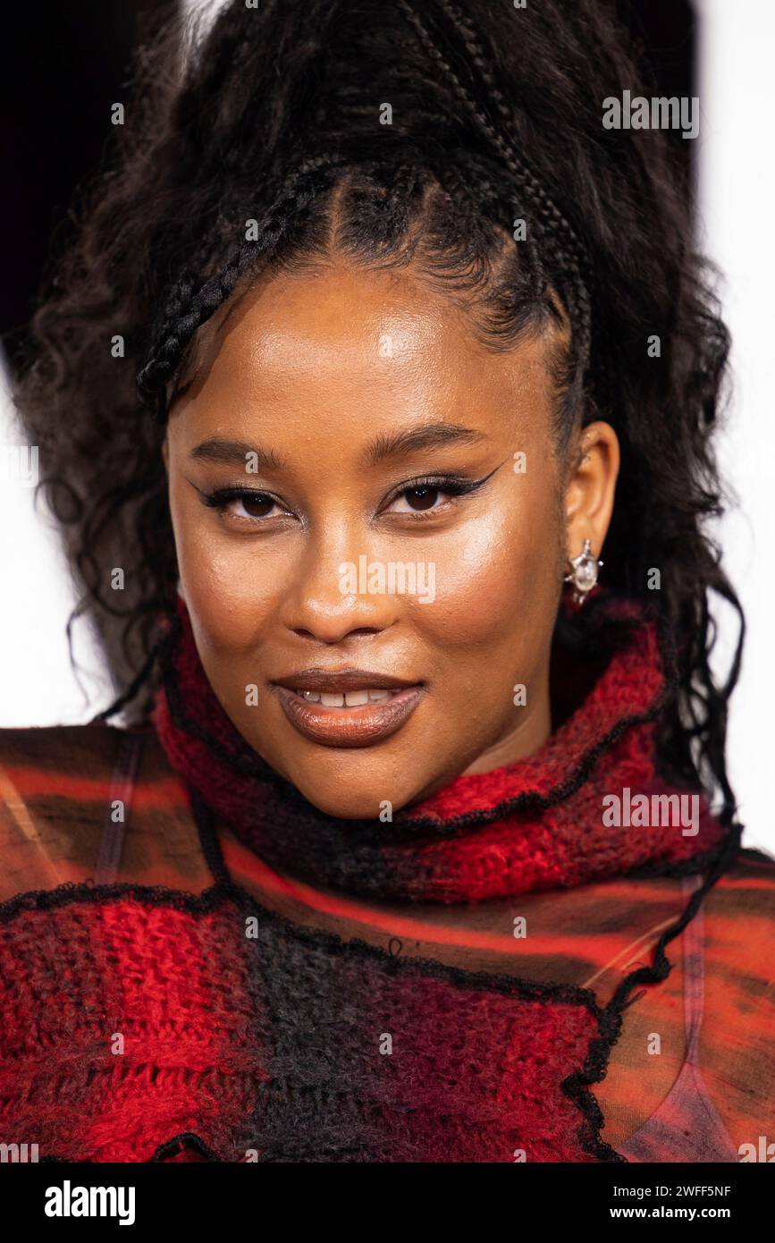 Zuri Marley poses for photographers upon arrival at the premiere of the ...