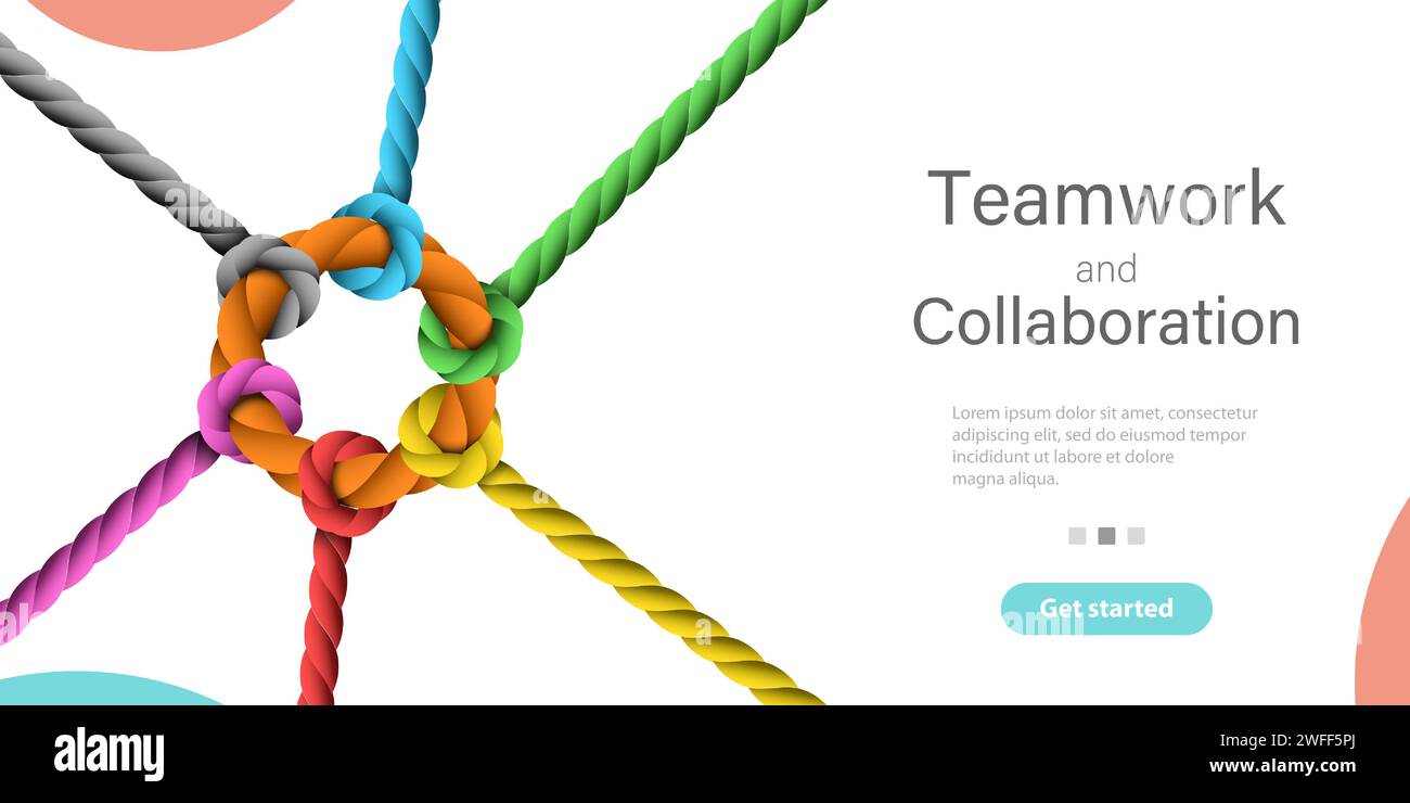 Collaboration vector hi-res stock photography and images - Alamy