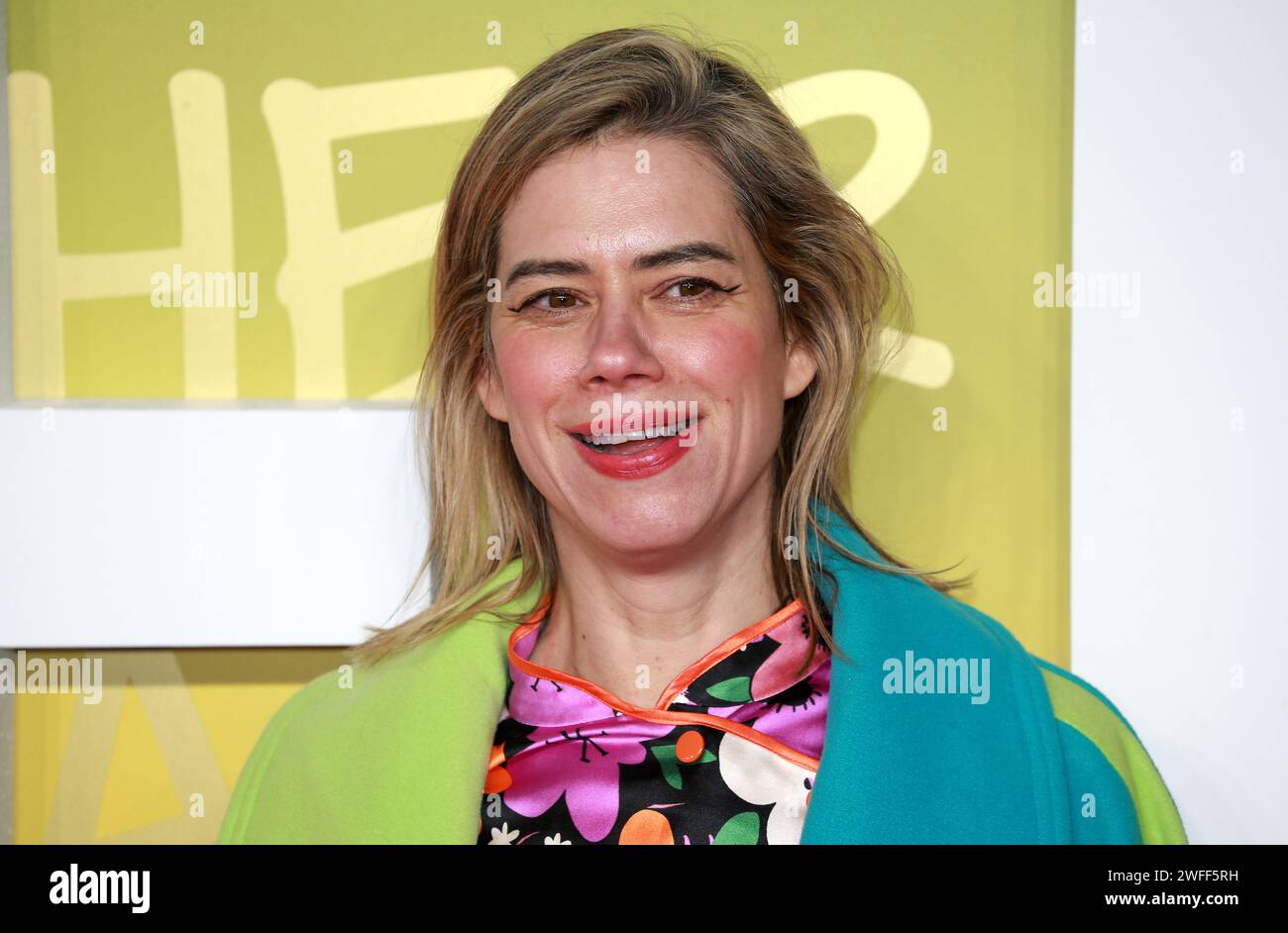 London, UK. 30th Jan, 2024. Lou Sanders attends the UK Premiere of "Bob ...