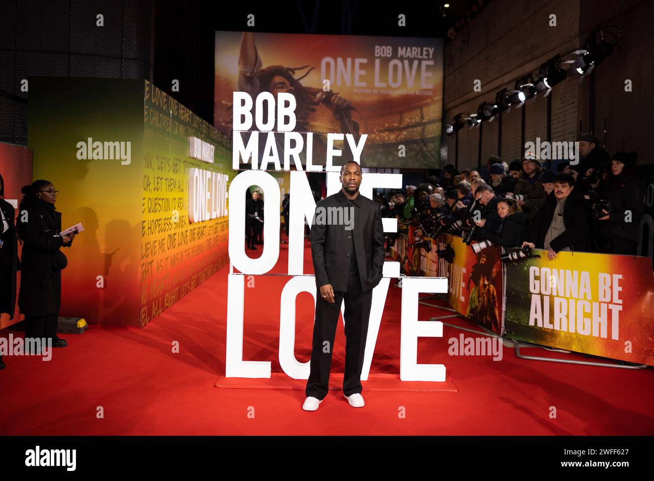 Tosin Cole poses for photographers upon arrival at the premiere of the ...