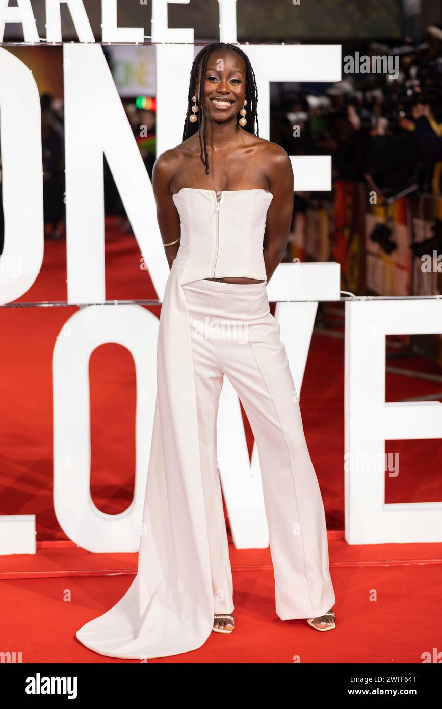 Nia Ashi poses for photographers upon arrival at the premiere of the ...