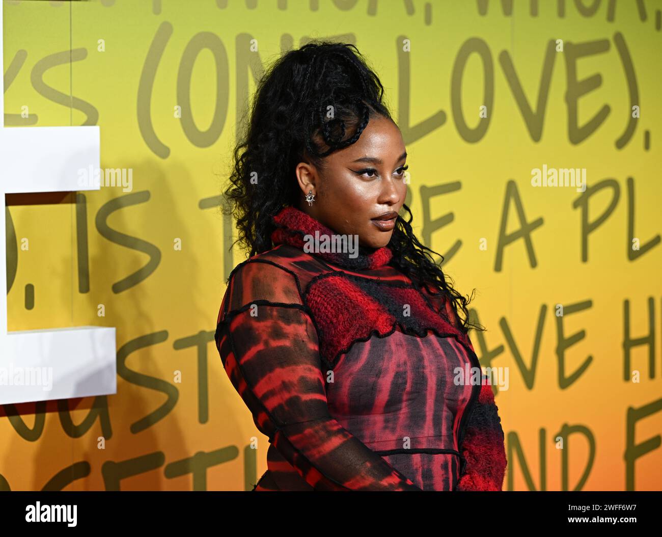 London, UK. January 30th, 2024. Zuri Marley arriving at at the UK ...