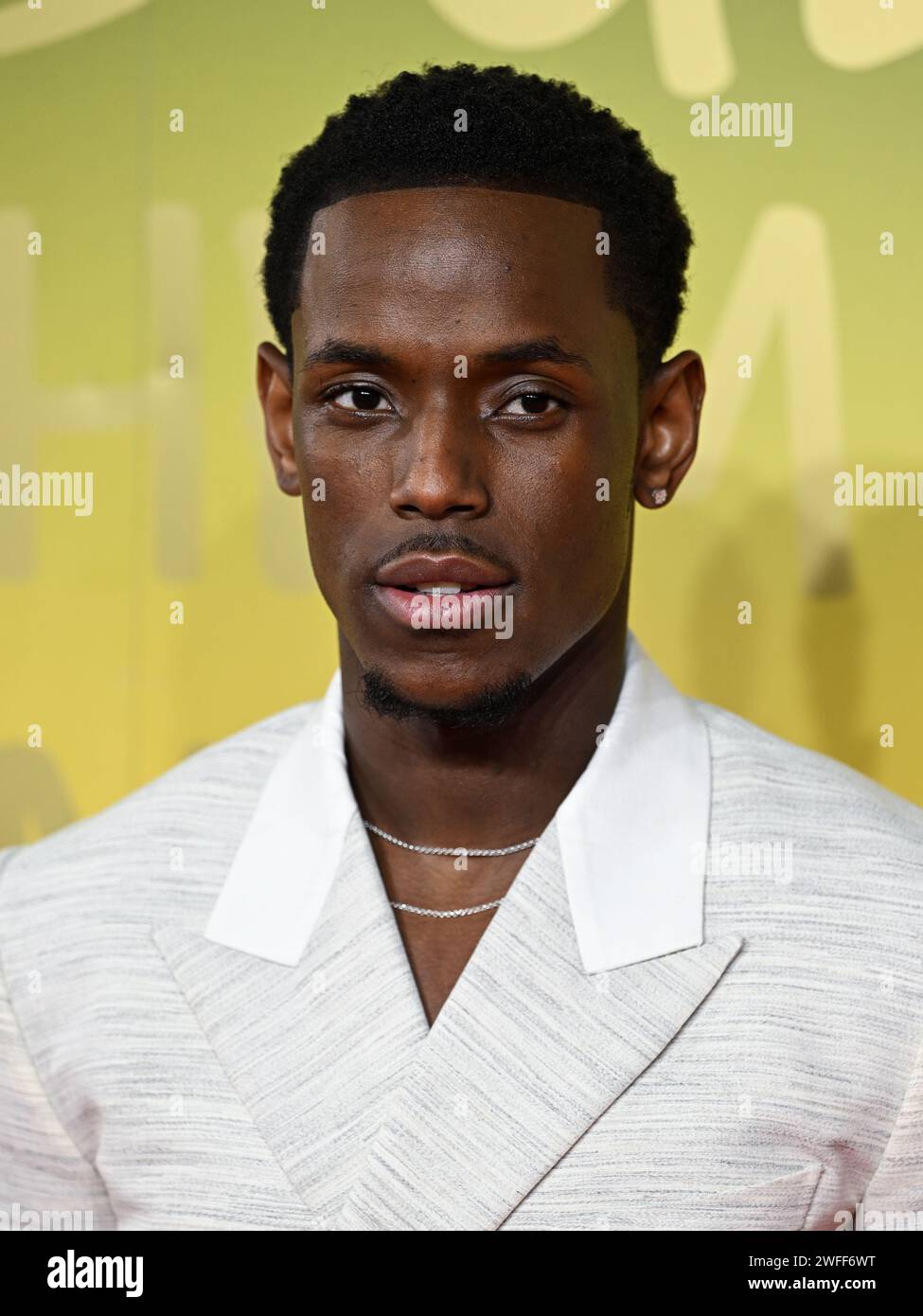 London, UK. January 30th, 2024. Micheal Ward arriving at at the UK ...