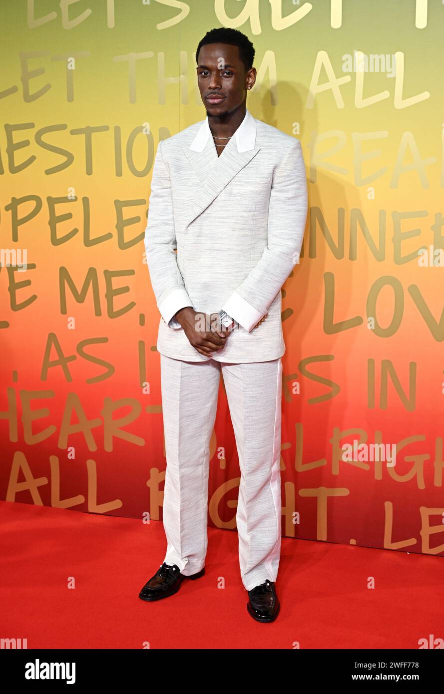 London, UK. January 30th, 2024. Micheal Ward arriving at at the UK ...