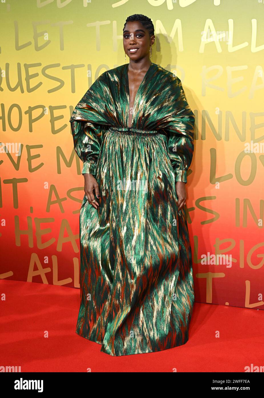 London, UK. January 30th, 2024. Lashana Lynch arriving at at the UK ...