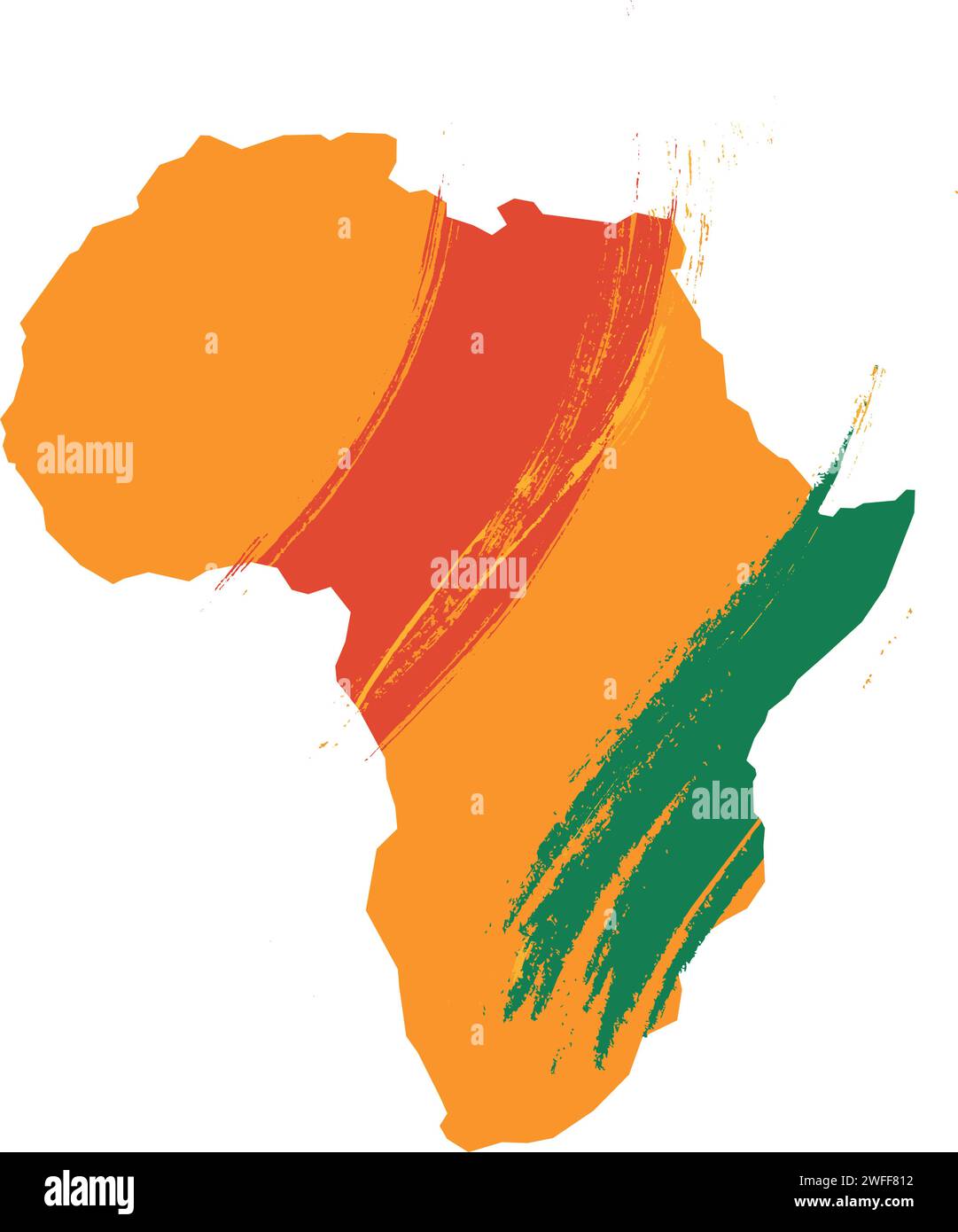 Africa world map hi-res stock photography and images - Alamy