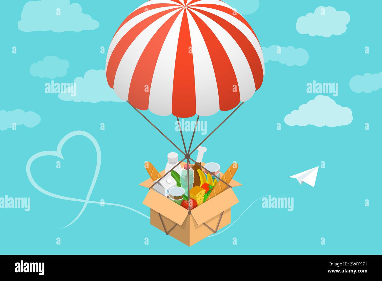 3D Isometric Flat Vector Conceptual Illustration of Volunteering and ...