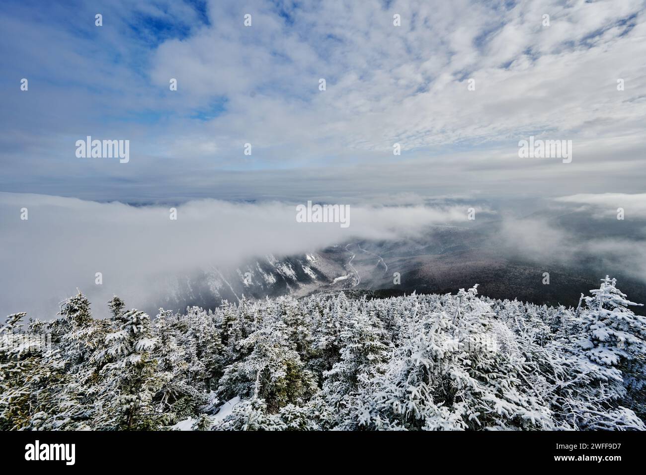 Winter landscape from mount hi-res stock photography and images - Alamy