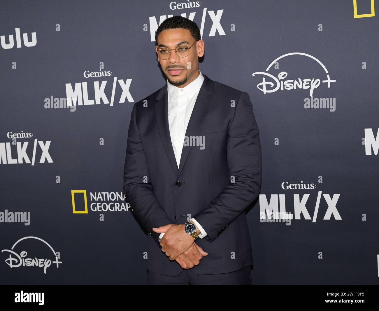 January 29, 2024, Los Angeles, California, United States: Aaron Pierre ...