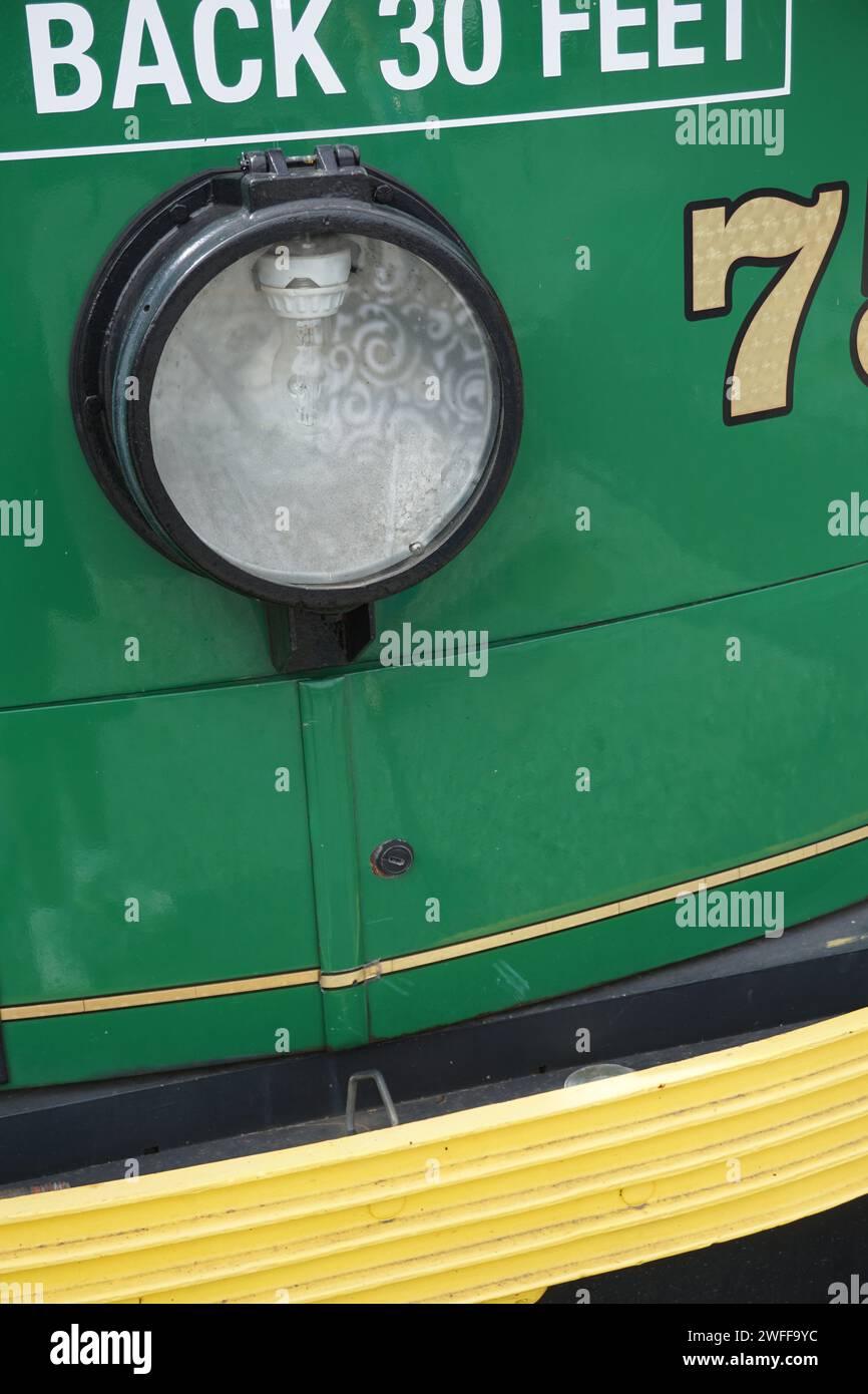 Mysterious Reflection Captured on A Public Bus Window in the City Stock ...