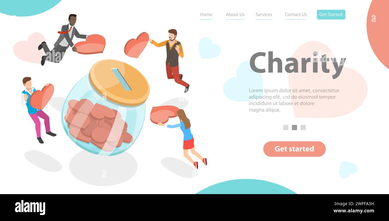 Social humanitarian project Stock Vector Images - Alamy