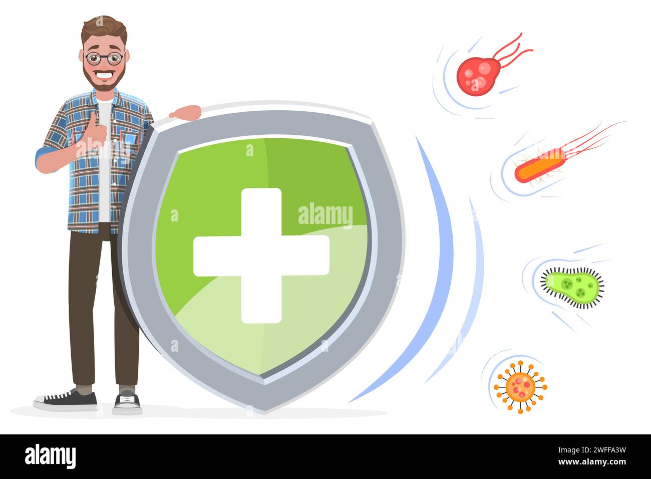 Boost the Immune System, Protection Against Virus Germs and Bacteria ...