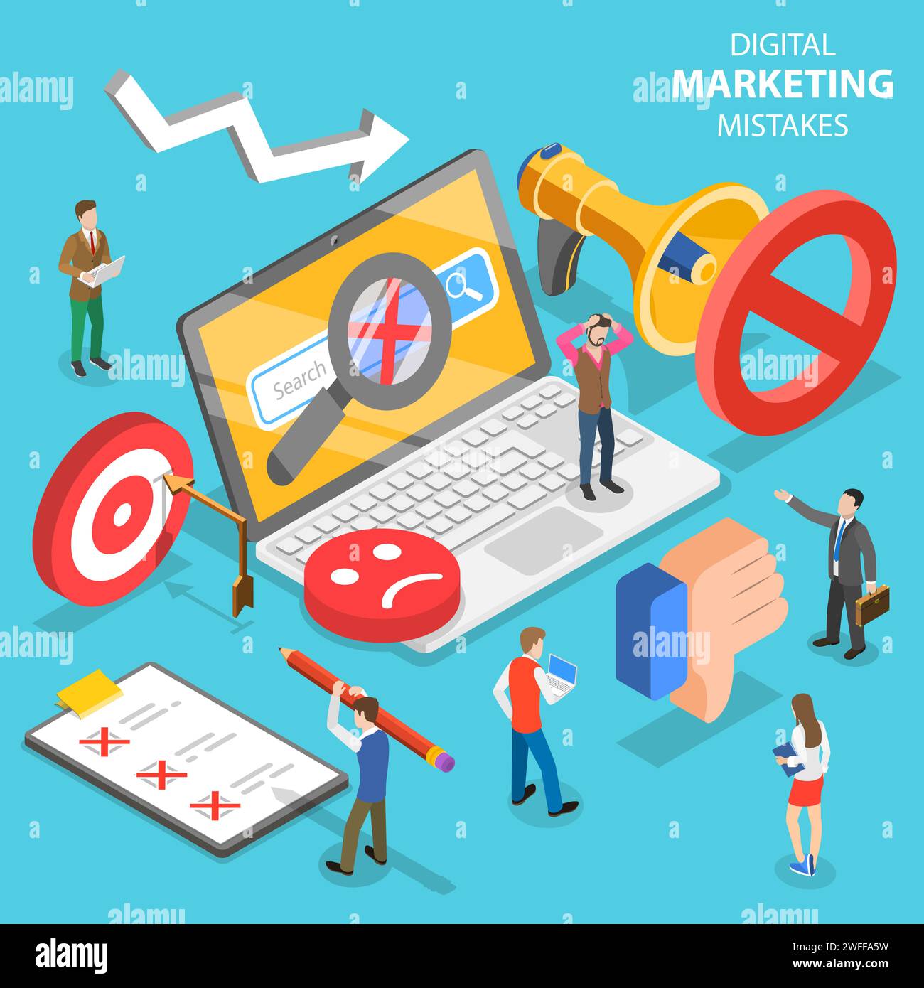 Planning errors Stock Vector Images - Alamy