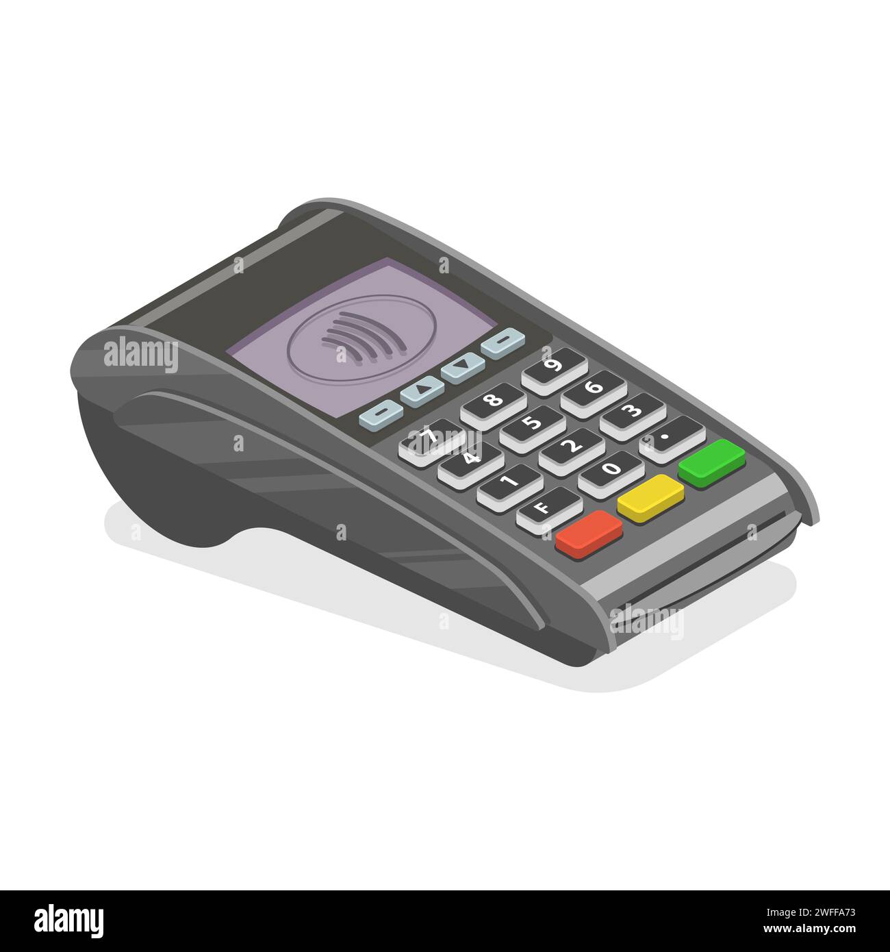 Isometric vector flat electronic Cut Out Stock Images & Pictures - Alamy