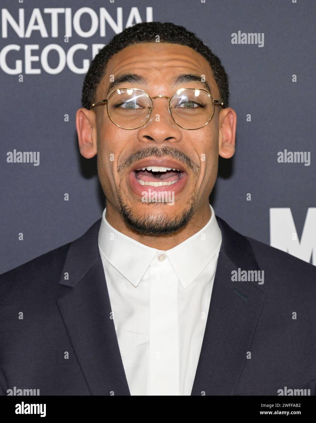 January 29, 2024, Los Angeles, California, United States: Aaron Pierre ...