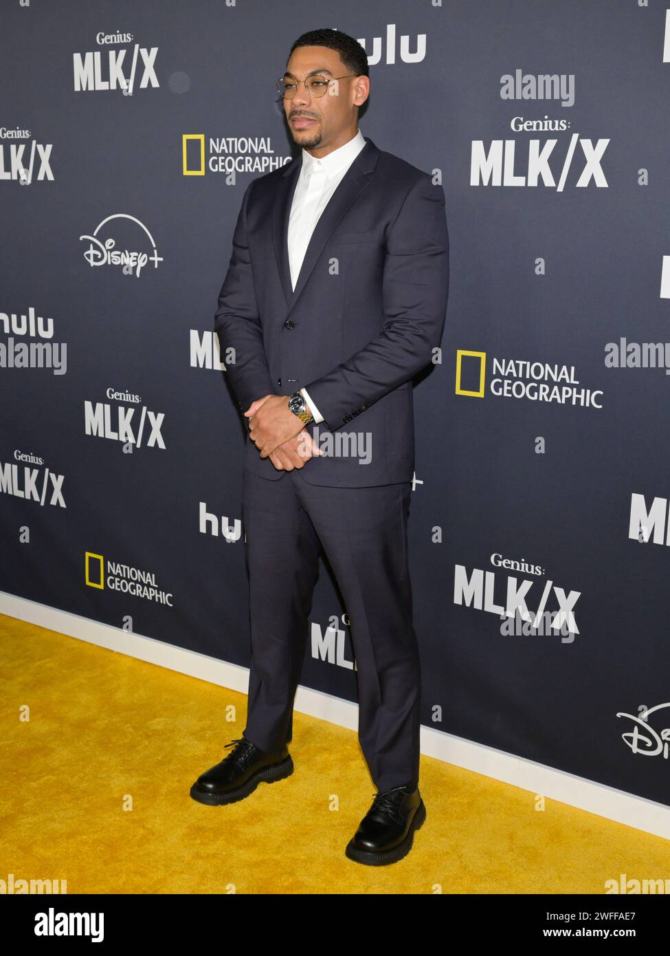 January 29, 2024, Los Angeles, California, United States: Aaron Pierre ...