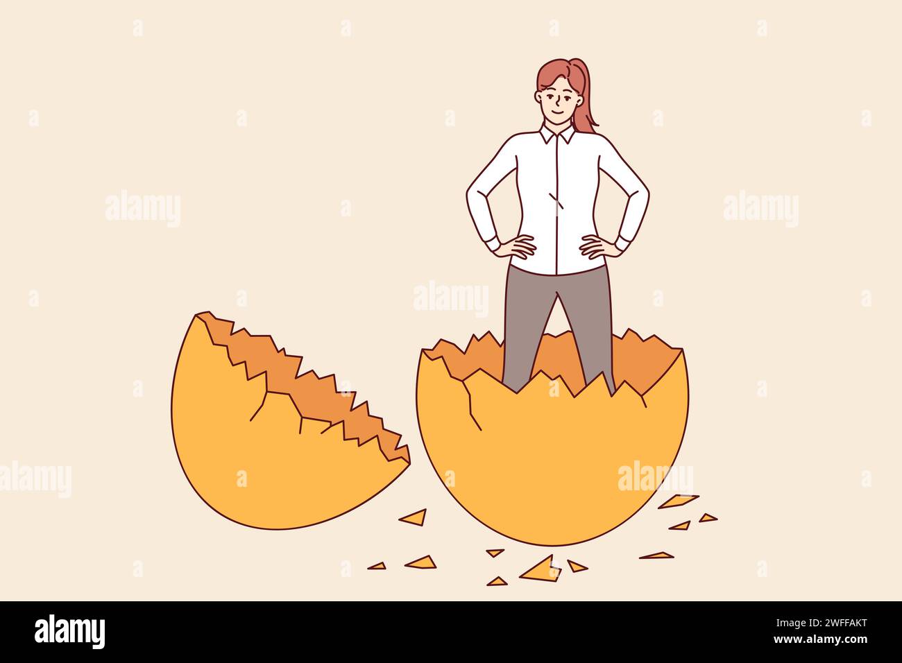 The shell lady Stock Vector Images - Alamy
