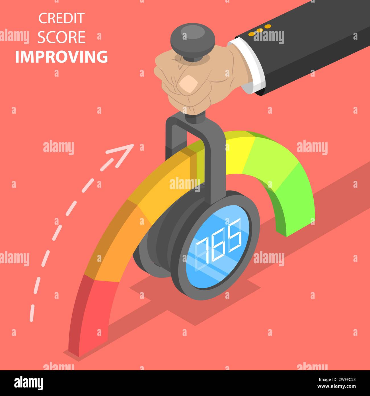 Credit score vector vectors hi-res stock photography and images - Alamy